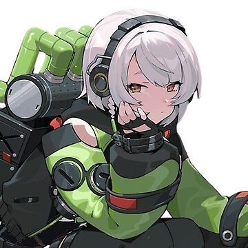 "sad anby demara : zenless zone zero anby fanart" Sticker for Sale by ...