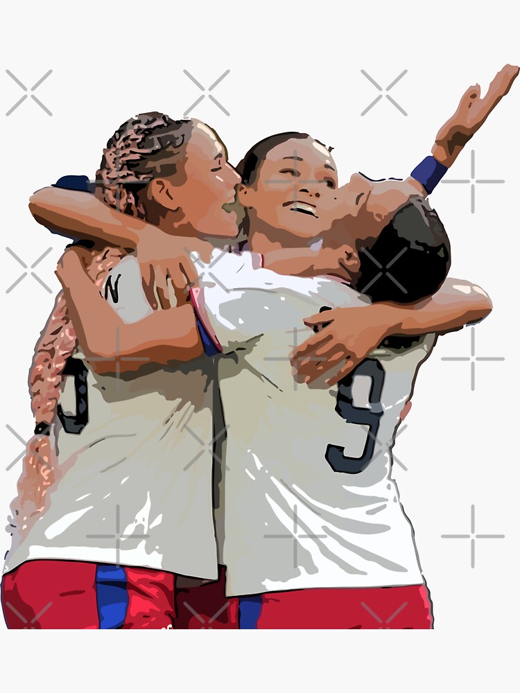 "Sophia Smith, Trinity Rodman, Mallory Swanson" Sticker by raffrasta ...