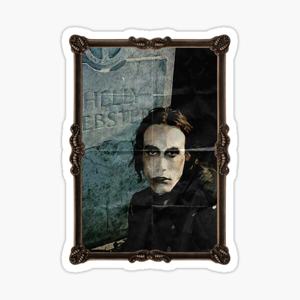 "The Crow Poster" Sticker for Sale by kawaiikastle | Redbubble