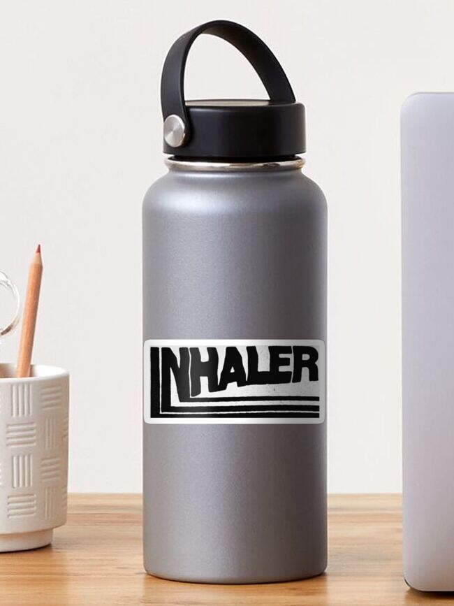 "Inhaler New Band Logo" Sticker for Sale by angiegarippa | Redbubble