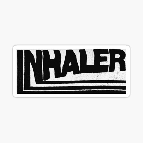 "Inhaler New Band Logo" Sticker for Sale by angiegarippa | Redbubble
