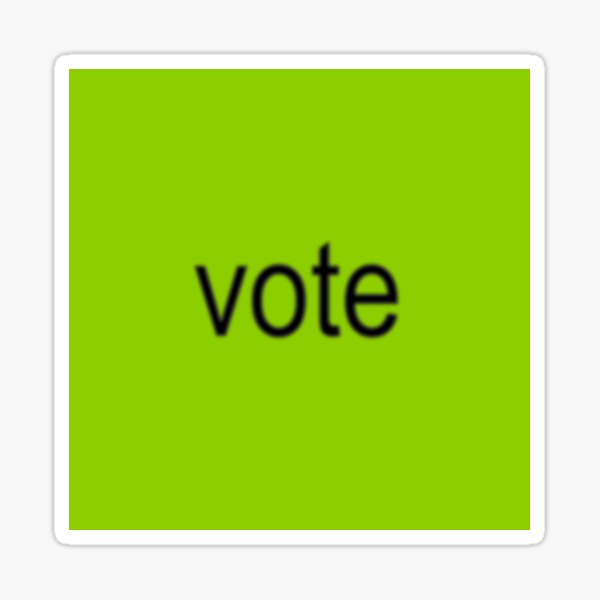 "Vote Kamala Brat" Sticker for Sale by ari-tistic | Redbubble