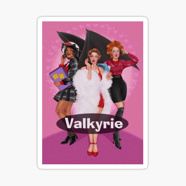 "Acotar Valkyrie " Sticker for Sale by aloeyes | Redbubble