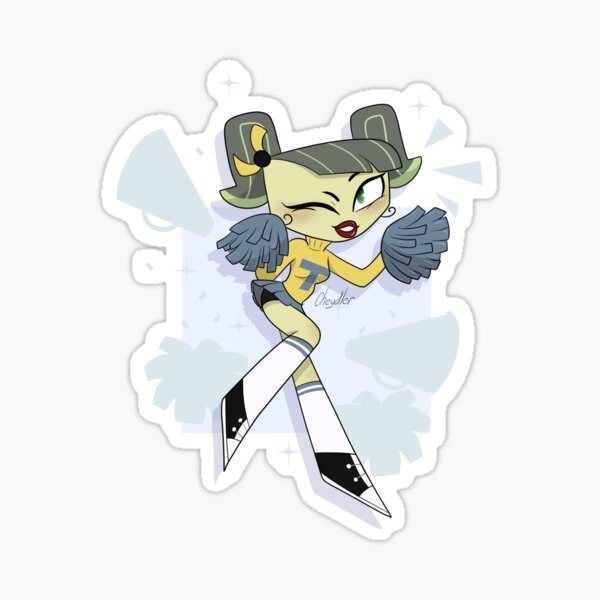 "Cheer Vicky" Sticker by CheydlerArts | Redbubble