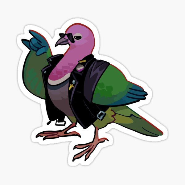 "Ace Pink-Headed Fruit-Dove" Sticker for Sale by Netoey | Redbubble