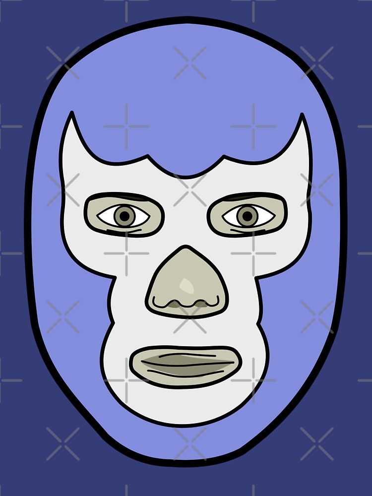 "Blue Demon" T-shirt for Sale by TheManito | Redbubble | mexican lucha ...