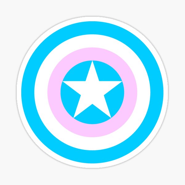 "Pride Shields - Trans" Sticker for Sale by Donegal | Redbubble