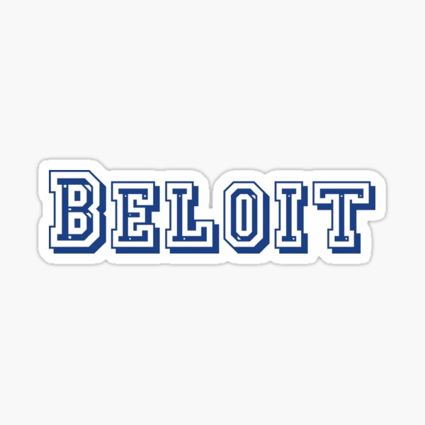 Beloit Stickers | Redbubble