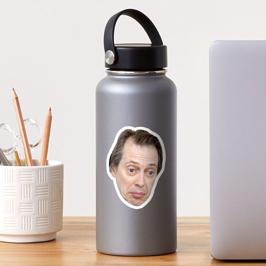 "Steve buscemi face" Sticker for Sale by auranullnods | Redbubble