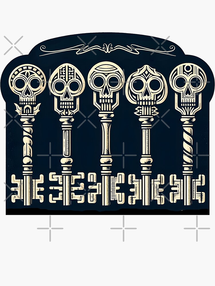 "Keeper of the key - Haunted keymaster, skull keys escape the room ...