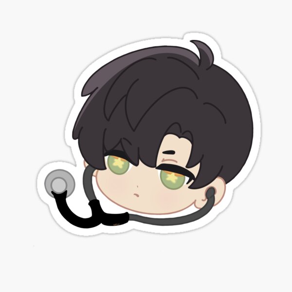 "Love & Deepspace: Chibi Zayne "Auscultation"" Sticker for Sale by ...