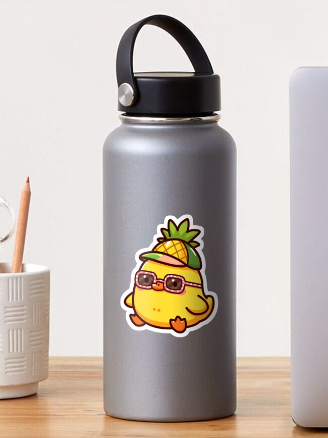 "Duck Pineapple" Sticker for Sale by Delidream | Redbubble