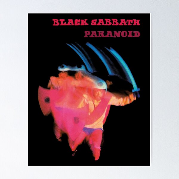 "Paranoid Sabbath Album Cover || 003" Poster for Sale by EileenKlings ...