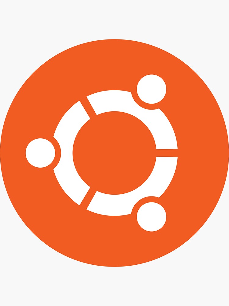 "Ubuntu Official Circle Of Friends Logo Sweatshirt" Sticker for Sale by ...