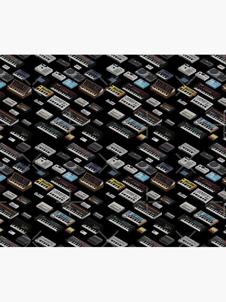 "Synthesizer Fan Collection" Tapestry by mewzeek-T | Redbubble