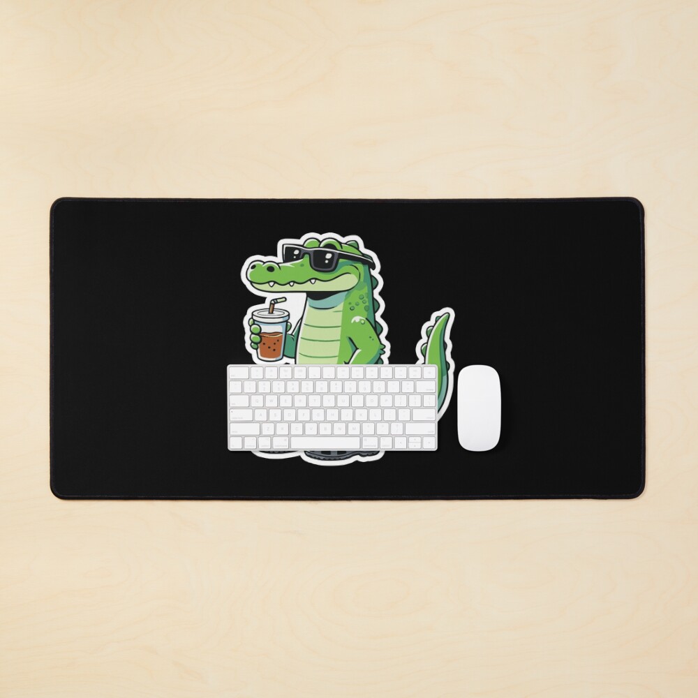 "Cool Crocodile Wearing Crocs, Crocs in Crocs" Sticker for Sale by ...