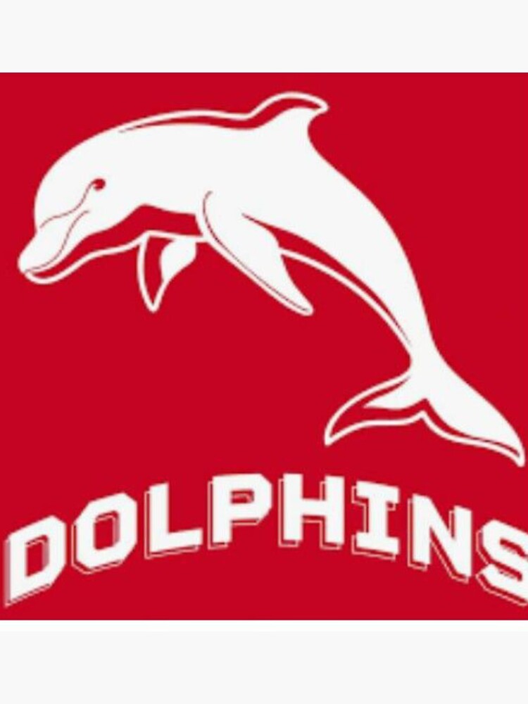"dolphins nrl" Sticker for Sale by zia8 | Redbubble