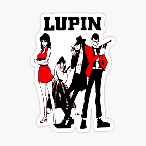 "Lupin the Third and his gang" Sticker by OtakuPapercraft | Redbubble