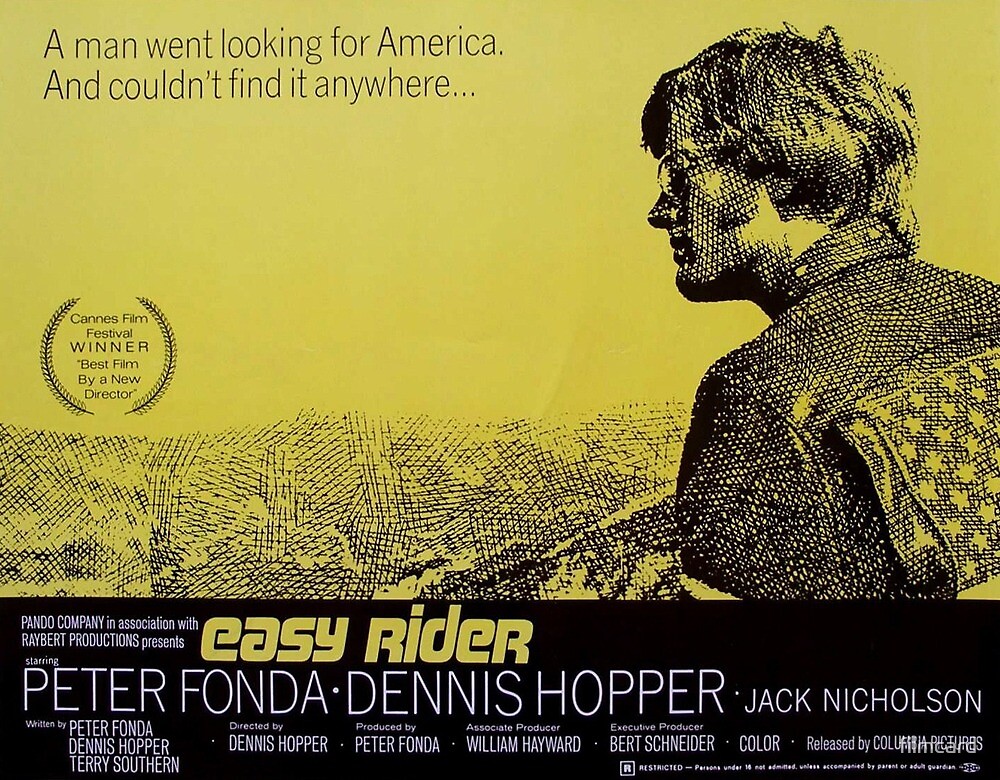 "Easy Rider Lobby Card" by filmcard | Redbubble