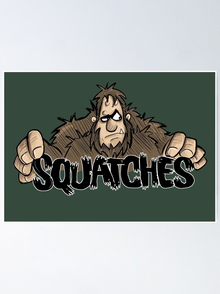 "Squatches" Poster by mkgeiger | Redbubble