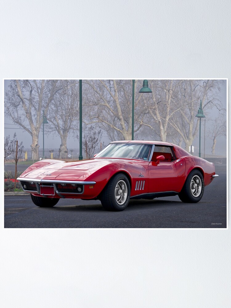 "1969 Corvette C3 Stingray II" Poster for Sale by DaveKoontz | Redbubble