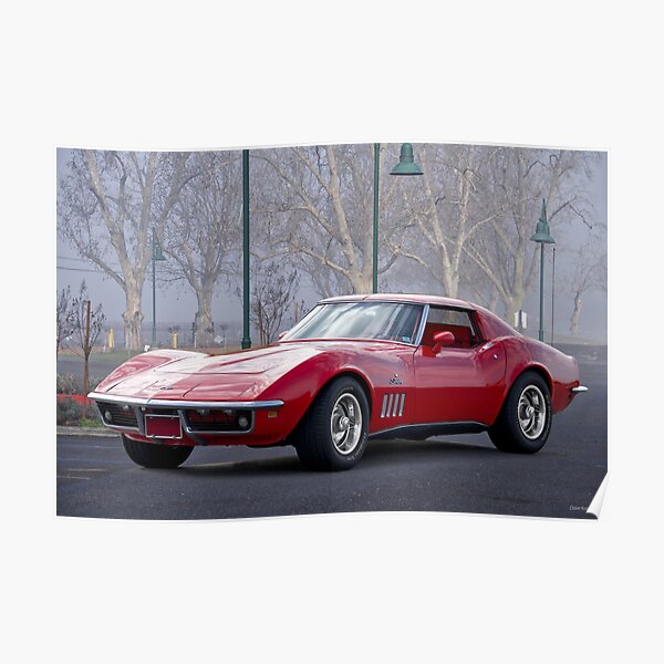 "1969 Corvette C3 Stingray II" Poster for Sale by DaveKoontz | Redbubble