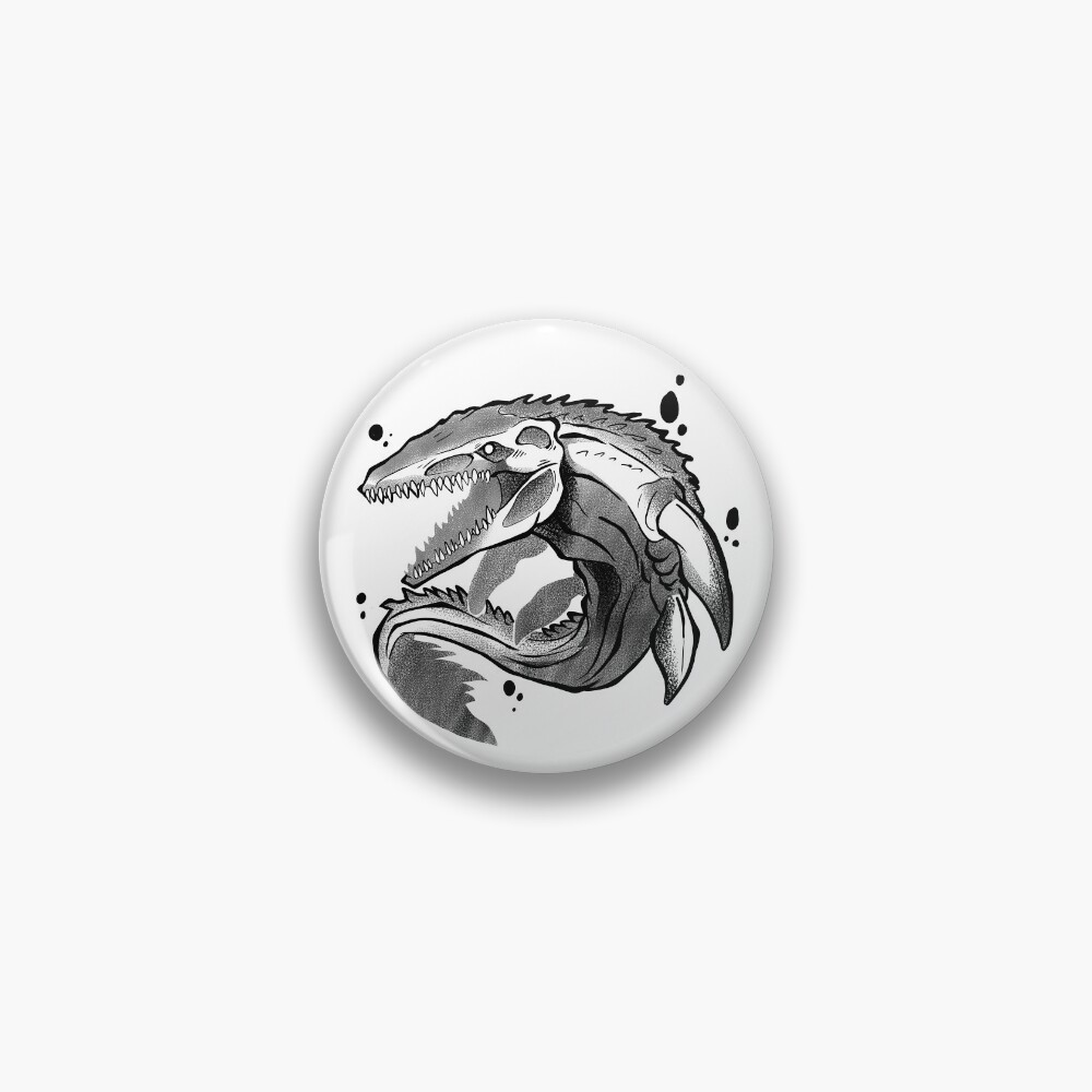 "Mosasaur" Sticker for Sale by TheMonsterGeek | Redbubble