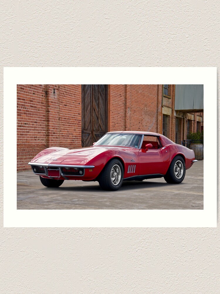"1969 Corvette C3 Stingray I" Art Print by DaveKoontz | Redbubble