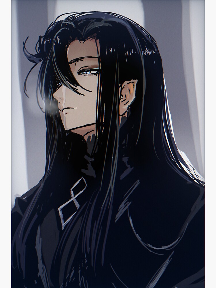 "Capitano Cryo Dragon Sovereign Fan Design Genshin Impact" Sticker for ...