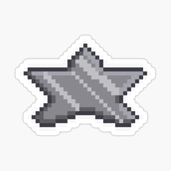"Silver Star Sticker" Sticker for Sale by Griffonmender | Redbubble