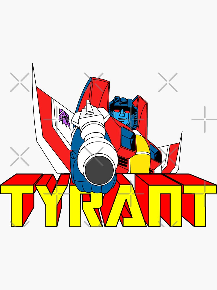 "Starscream Statement logo" Sticker for Sale by BeaconFLASH | Redbubble