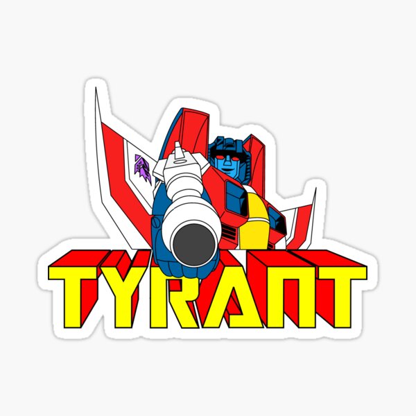 "Starscream Statement logo" Sticker for Sale by BeaconFLASH | Redbubble