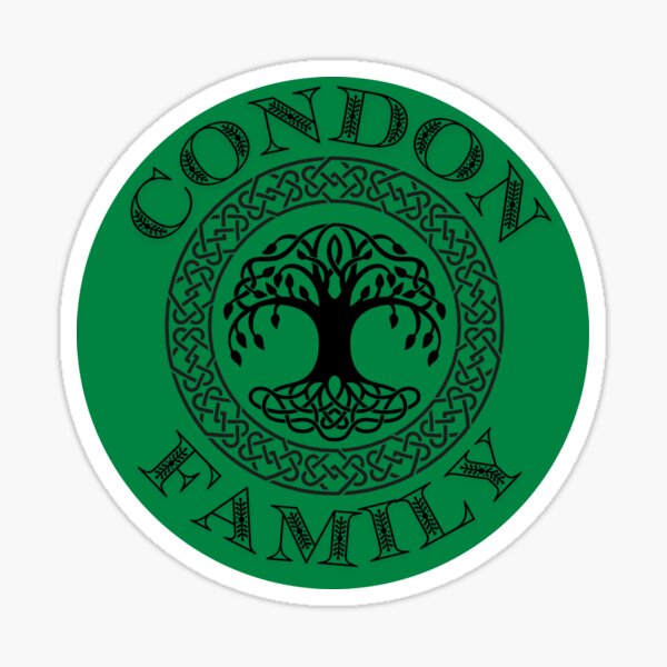 "Condon Family Tree" Sticker for Sale by ArtsyWolfy | Redbubble