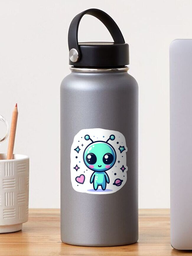 "Little Alien" Sticker by brutaltragedies | Redbubble