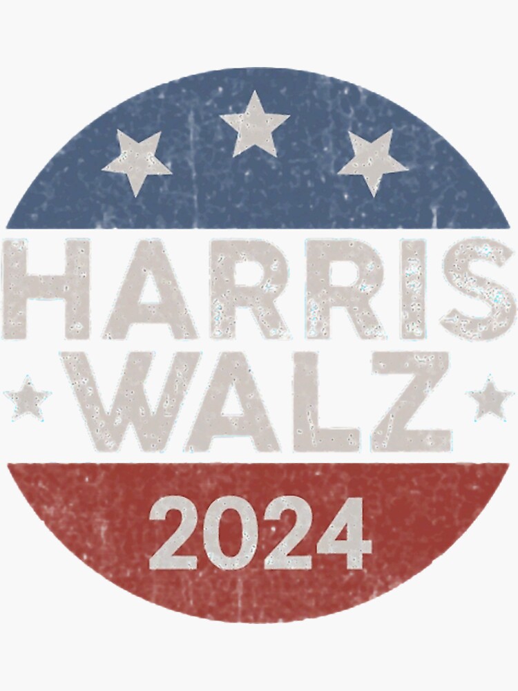 "Harris Walz 2024 Election Kamala Harris & Tim Walz 2024 " Sticker for ...