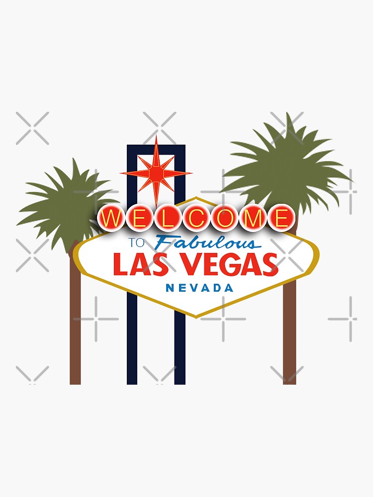 "Las Vegas Sign" Sticker for Sale by drewsandler | Redbubble
