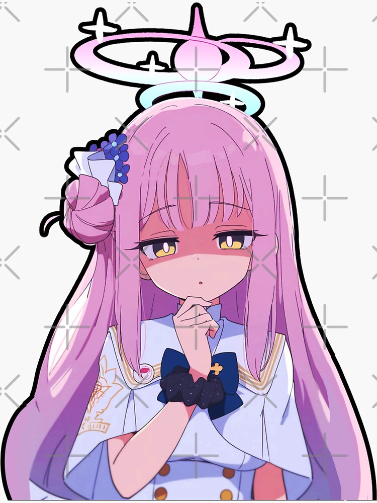 "Mika blue archive Stickers Meme yandere cute Misono Mika blue archive ...