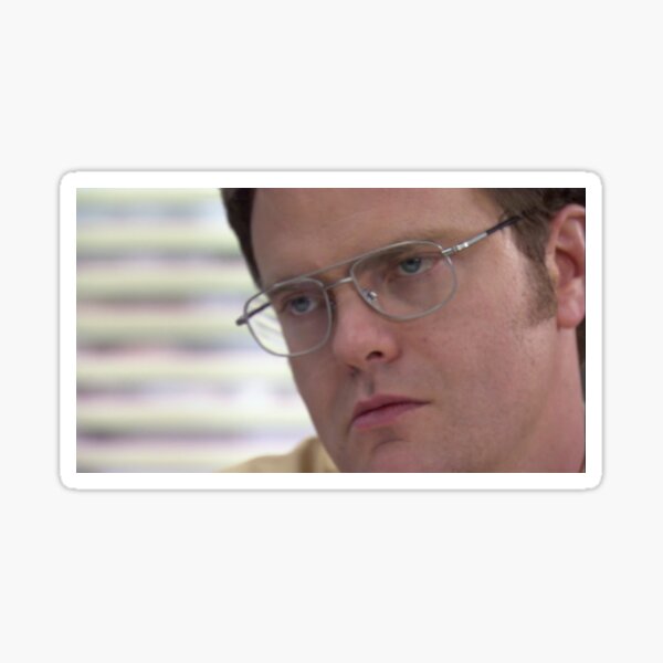 "Conflict Resolution - Dwight" Sticker for Sale by tina598 | Redbubble