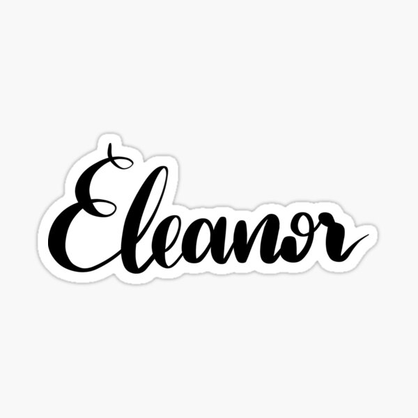 "Eleanor " Sticker by ellietography | Redbubble