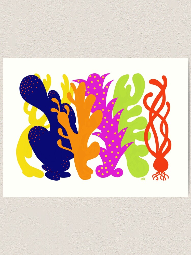 "Sea Botanicals" Art Print by Okir | Redbubble