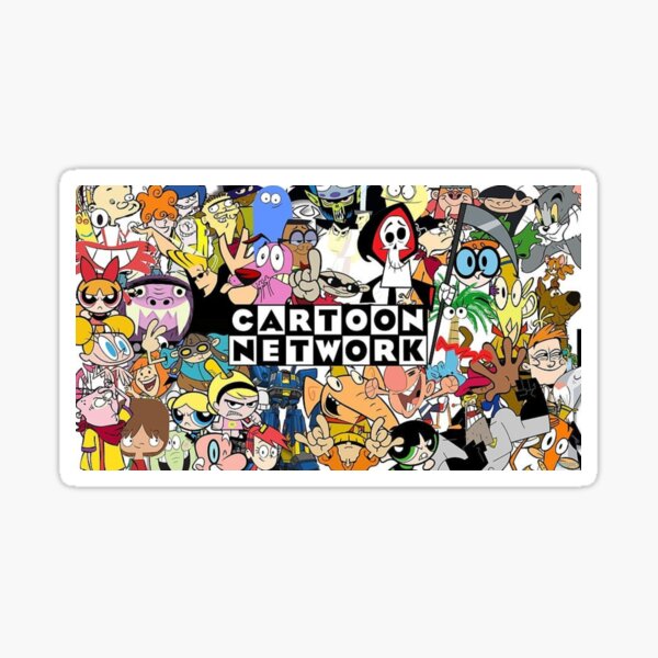 "Cartoon network " Sticker for Sale by NIVI7 | Redbubble