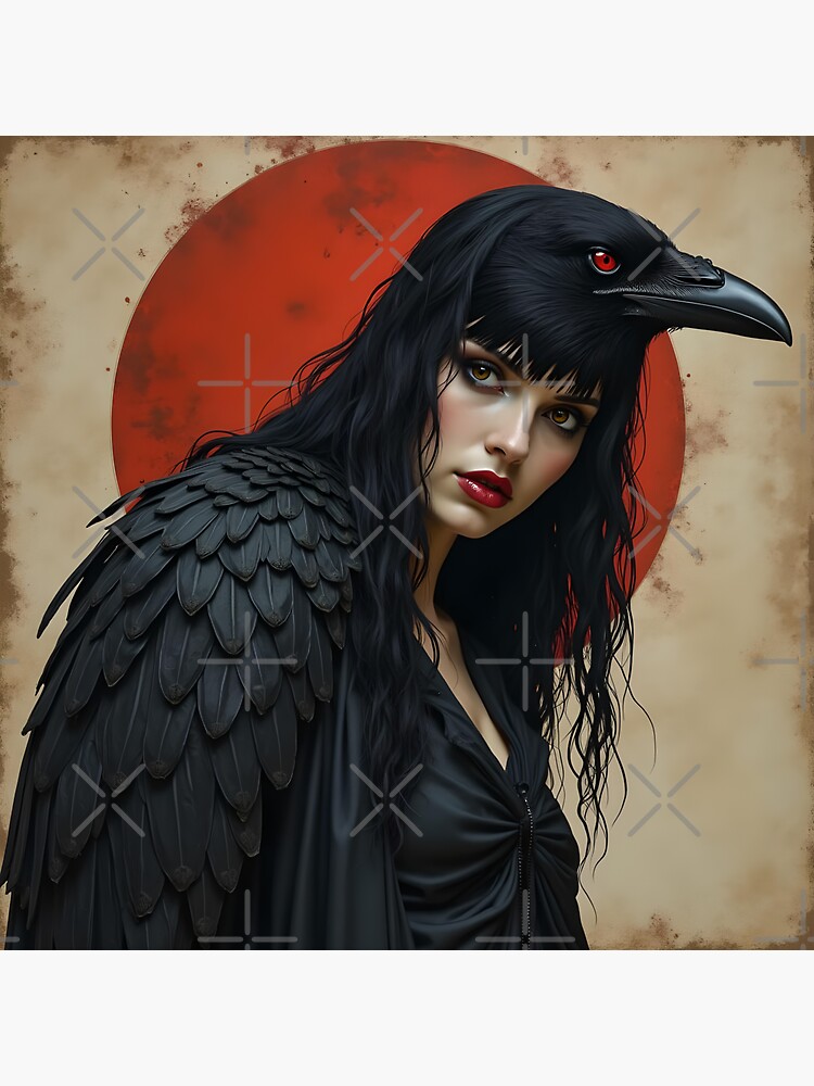 "Goddess Morrigan" Sticker for Sale by SoniaSarkali | Redbubble