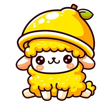 "Lemon Lamb" Sticker for Sale by Delidream | Redbubble