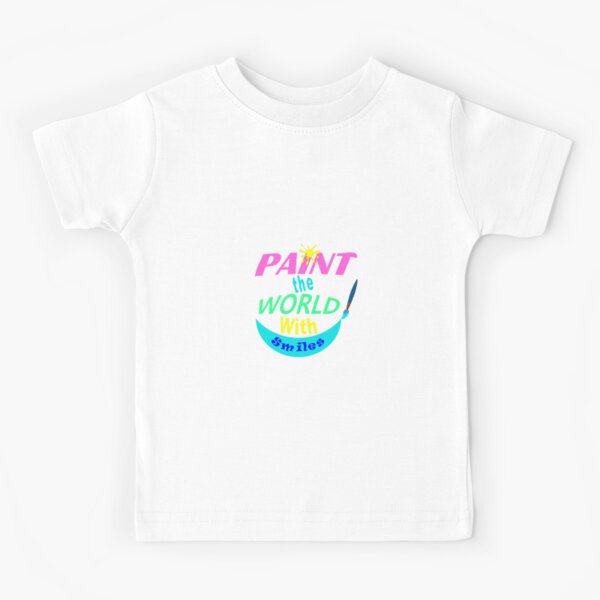 "Positive Teez - Smile!" Kids T-Shirt for Sale by La-Gabriel | Redbubble