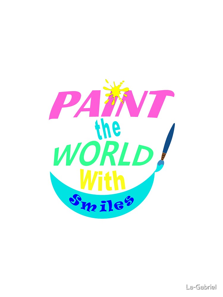 "Positive Teez - Smile!" Kids T-Shirt for Sale by La-Gabriel | Redbubble