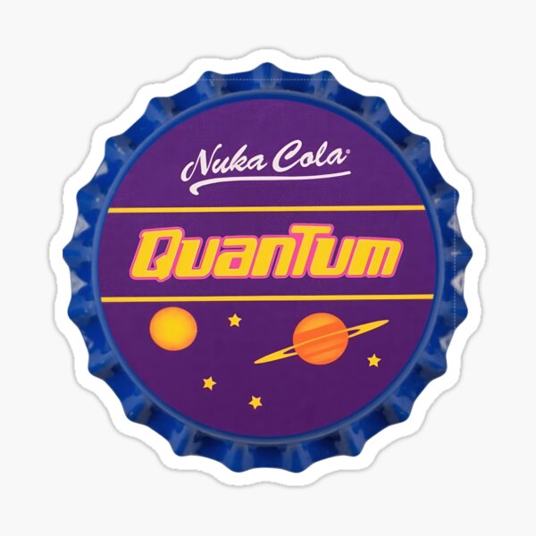 "Nuka Quantum Bottle Cap ...FALLOUT..." Sticker for Sale by ...