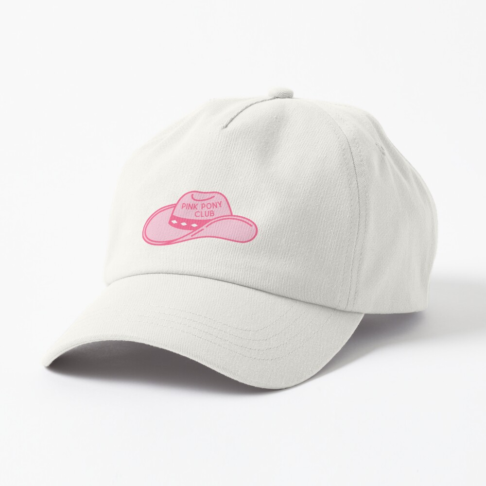 "Pink Pony Club Hat" Sticker for Sale by natalie sciallo | Redbubble