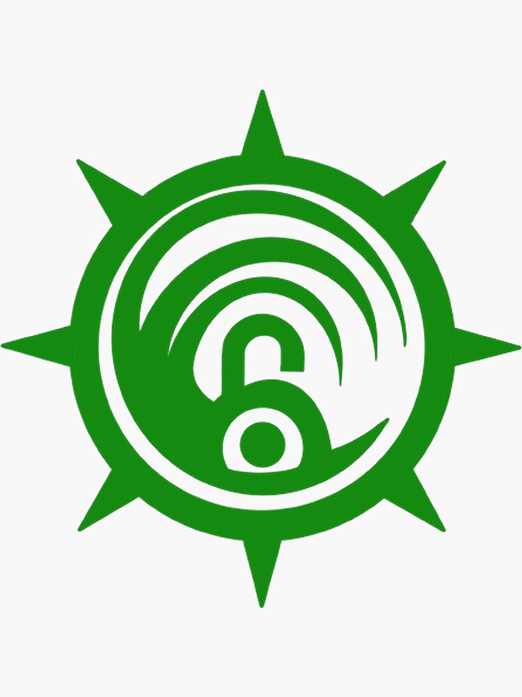 "Gachiakuta Cleaners Symbol Green" Sticker for Sale by jraptorrex ...