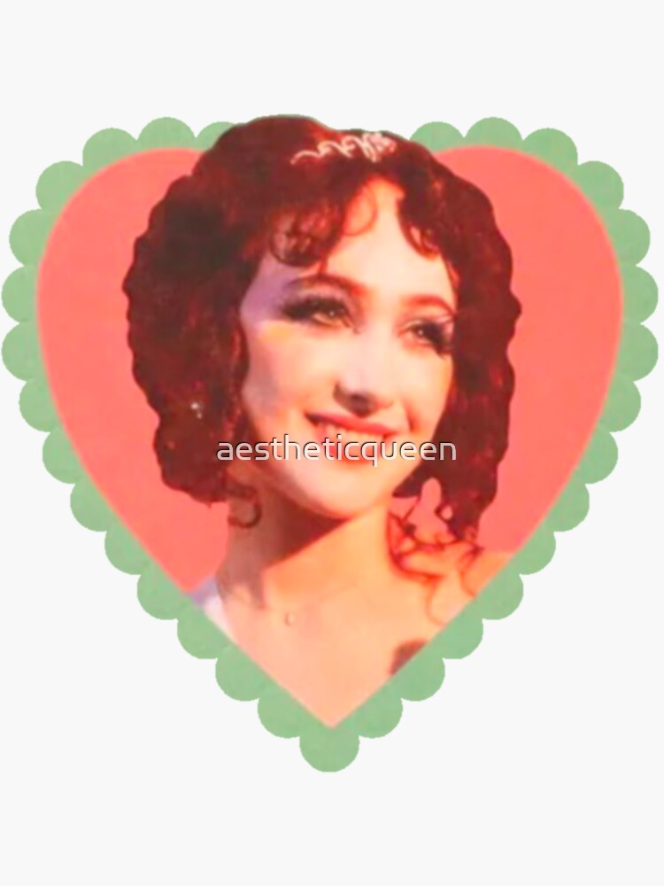 "Chappell Roan Midwest Princess Lacy Heart Smile" Sticker for Sale by ...