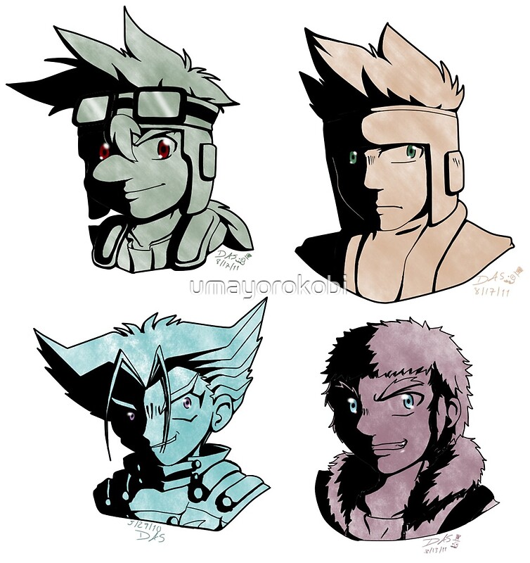 "Beyblade Demolition Boys set" by Daniela Alcala | Redbubble